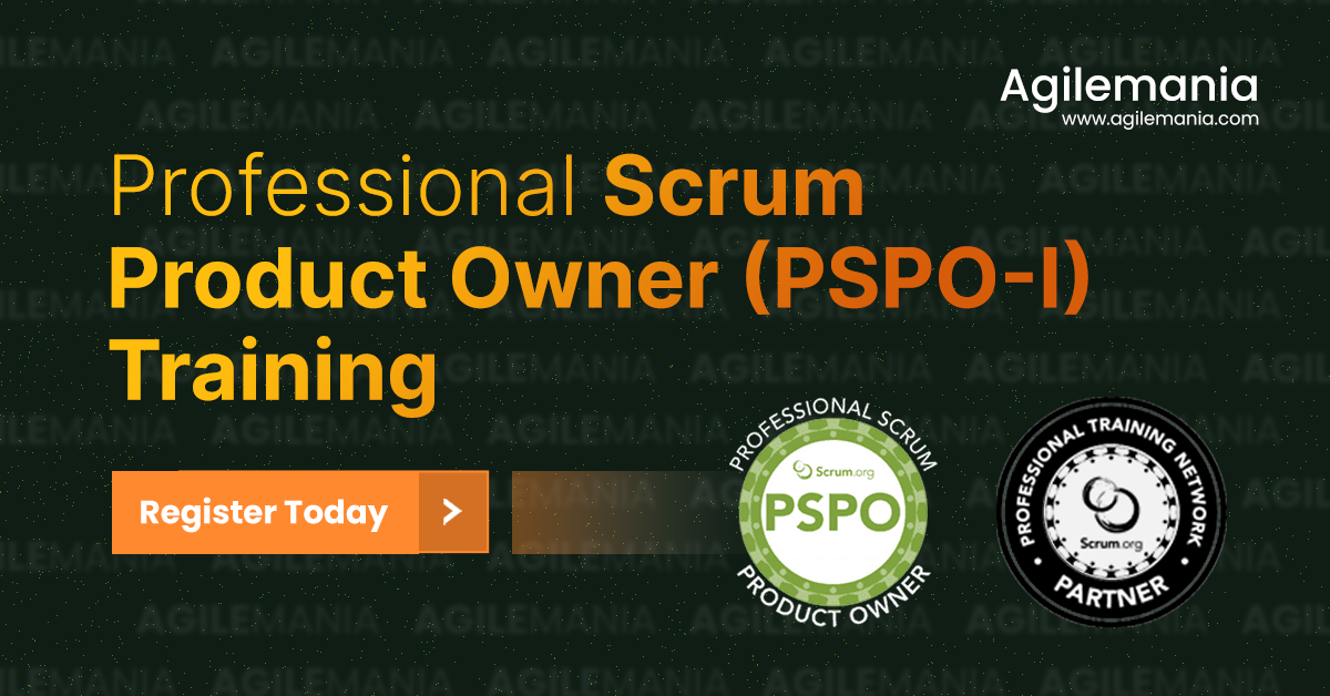 Professional Scrum Product Owner (PSPO) Training - Agilemania